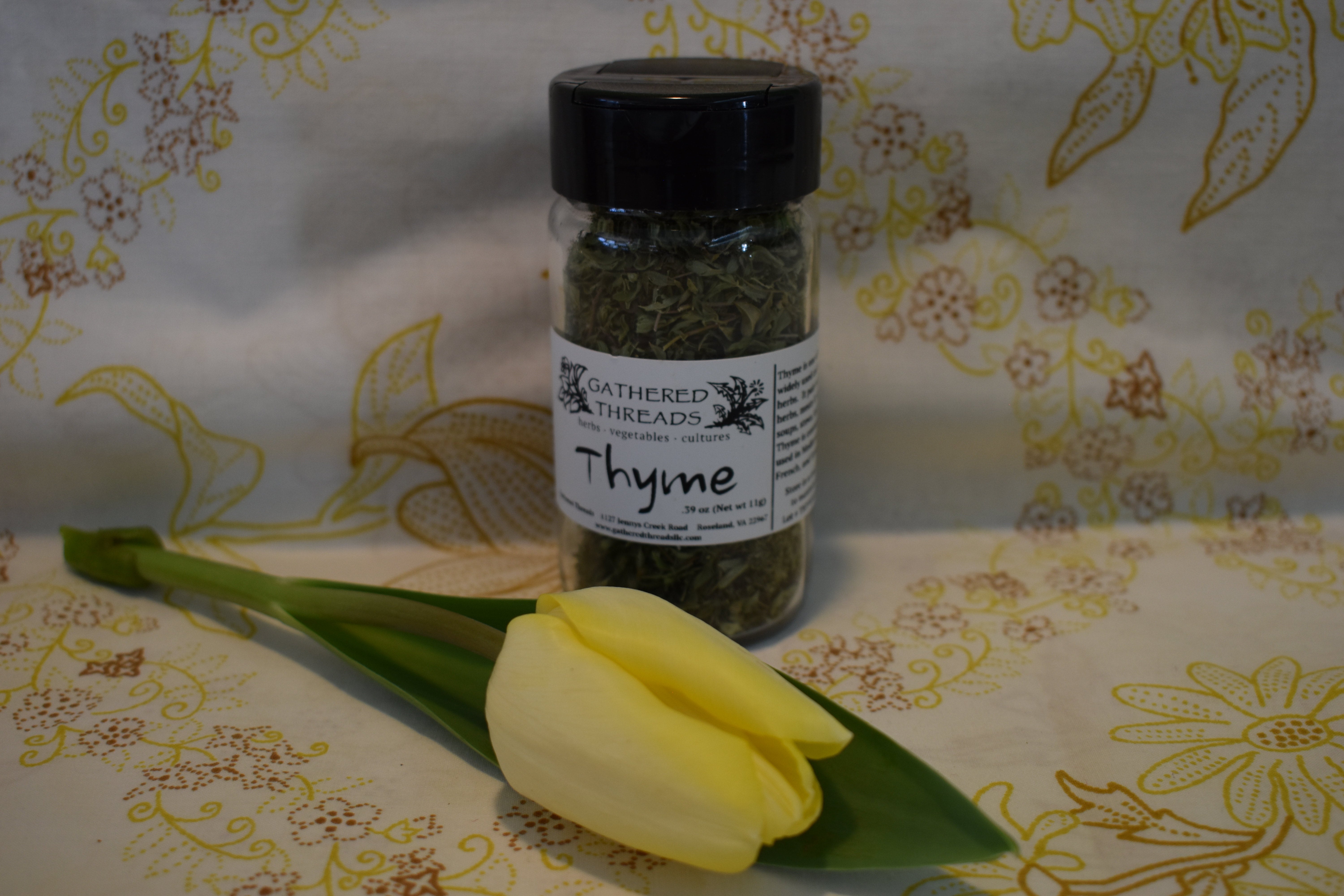 Thyme spice jar | Gathered Threads