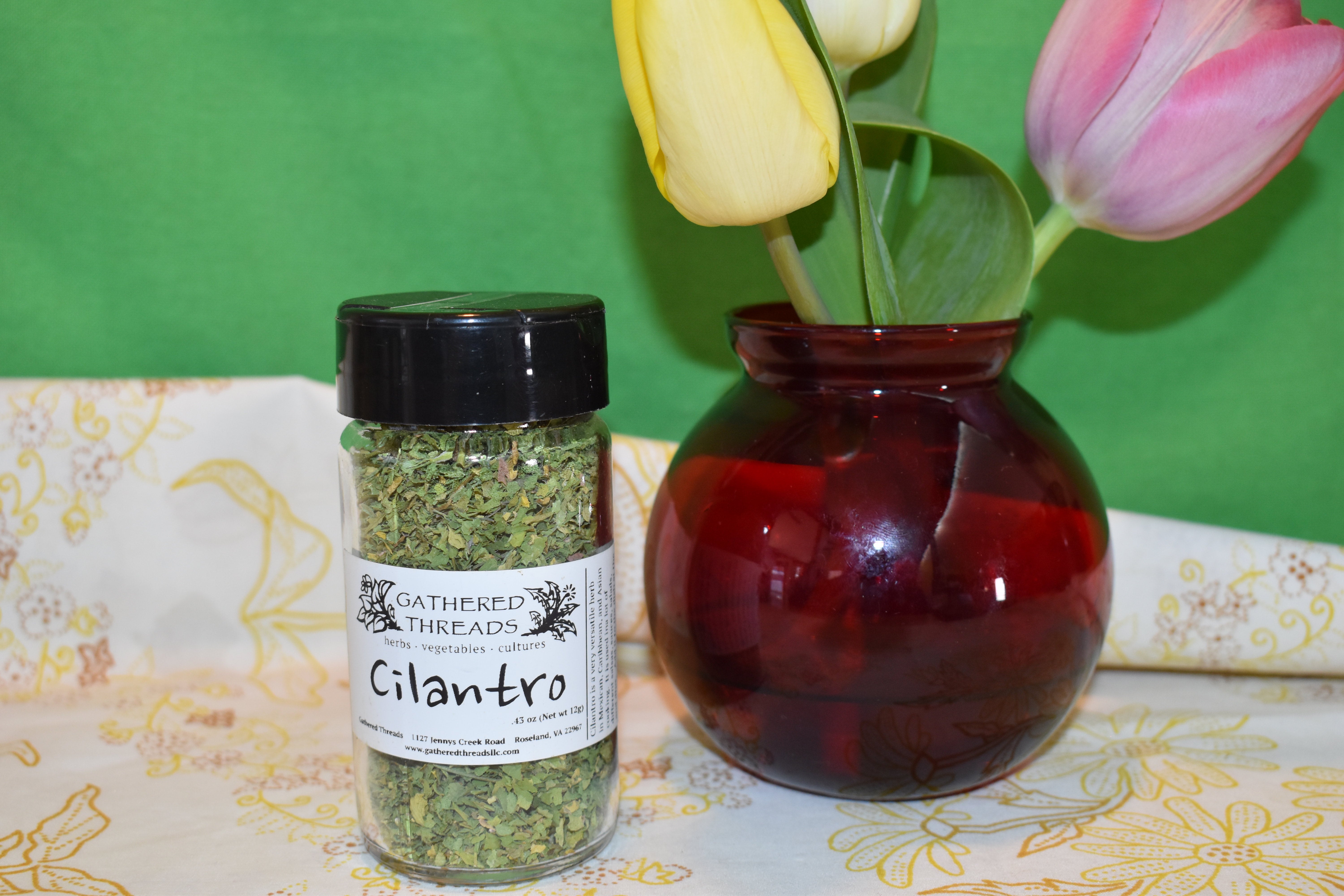 Cilantro spice jars | Gathered Threads