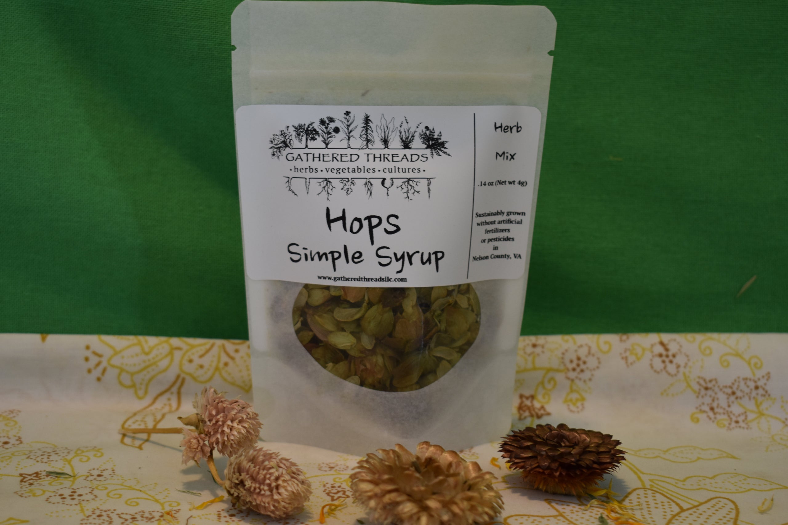 Hops Simple Syrup | Gathered Threads