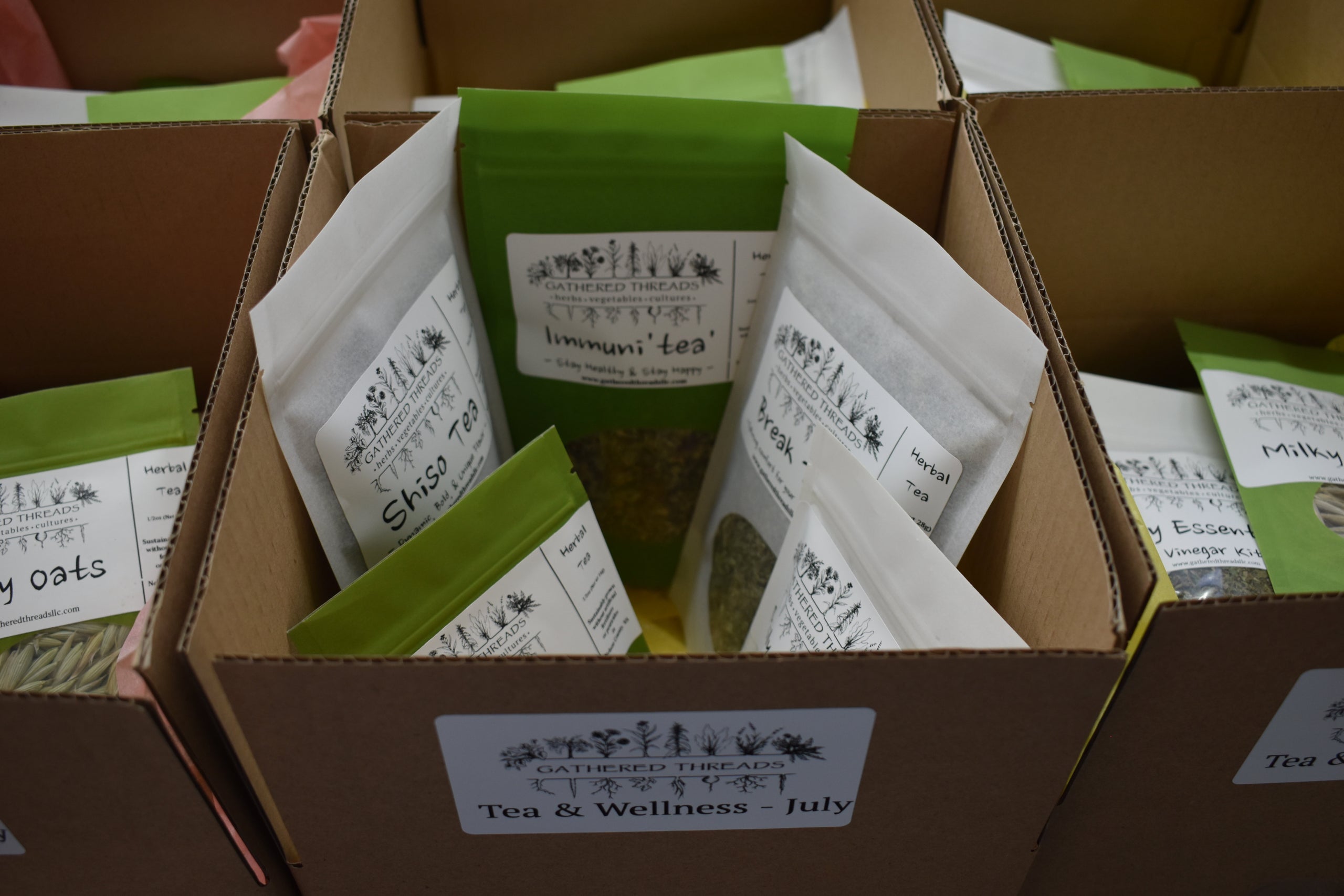 Tea & Wellness Herb Share - Sample | Gathered Threads